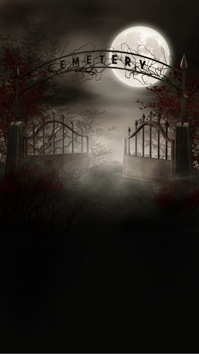 Foggy Cemetery Backdrop | Photo Pie