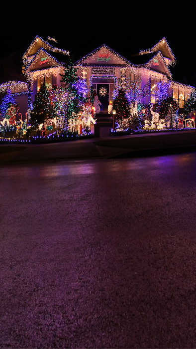 Christmas Lights Backdrop | Photo Pie