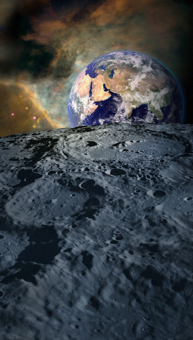 Moon View Backdrop | Photo Pie