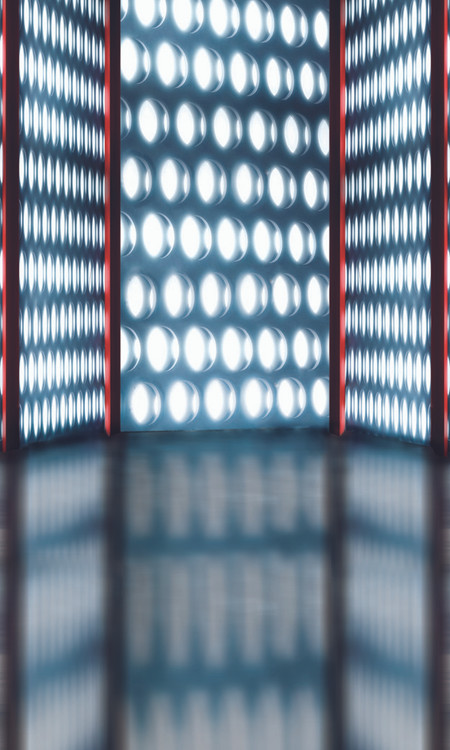 Futuristic Light Wall Backdrop | Photo Pie