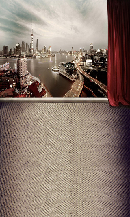 Shanghai Skyline Backdrop | Photo Pie