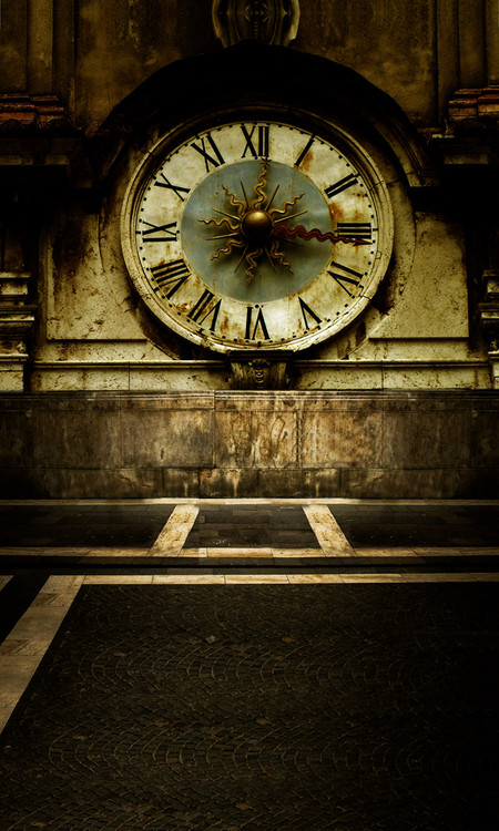 Rustic Clock Backdrop | Photo Pie