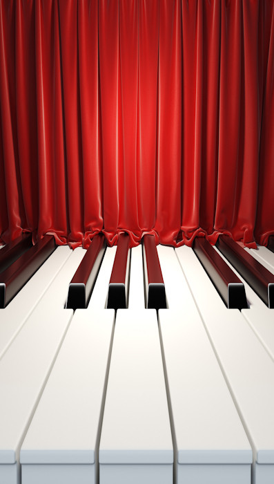Big Piano Backdrop | Photo Pie