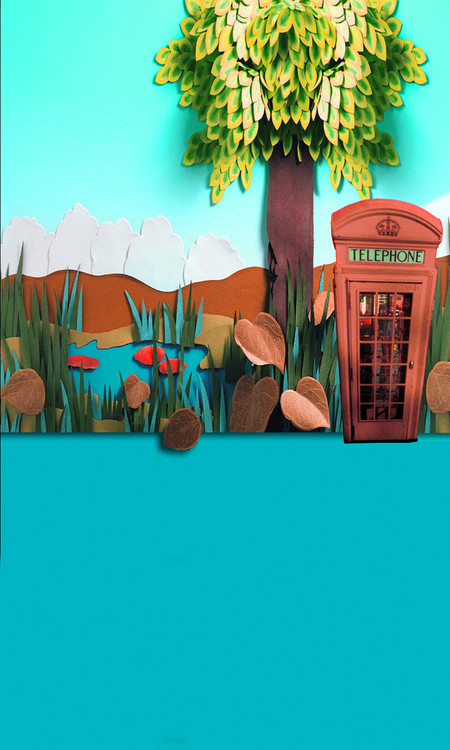 Phonebooth Pond Backdrop | Photo Pie