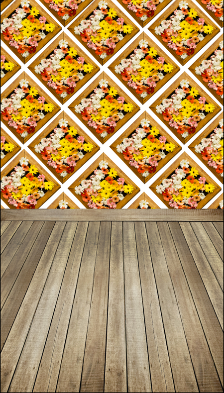 Boxed Bouquets Backdrop | Photo Pie