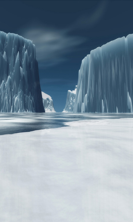 Ice Cliffs Backdrop | Photo Pie