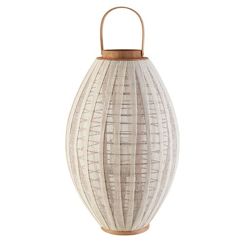 White Round Lantern - Large - [Consumer]47th & Main