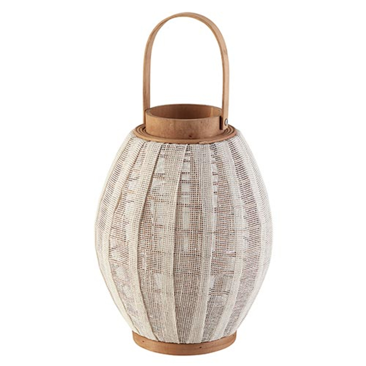 White Round Lantern - Small - [Consumer]47th & Main