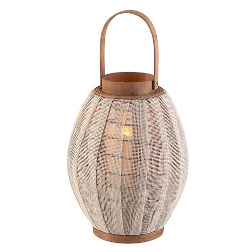 White Round Lantern - Small - [Consumer]47th & Main