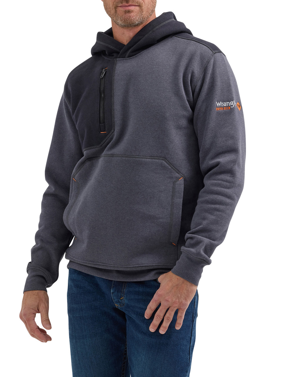 WRANGLER® FR FLAME RESISTANT KNIT HOODIE IN BLUE NIGHTS - Dry Canyon FR