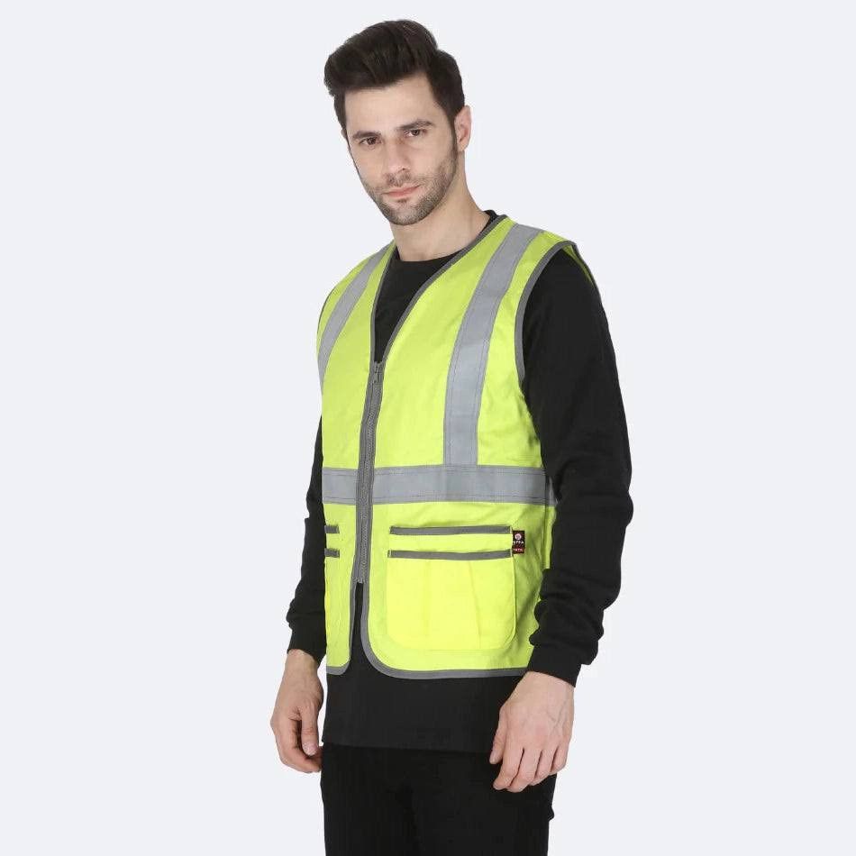 Forge Fr Men's Hi-Vis Fire Resistant Vest - Dry Canyon FR