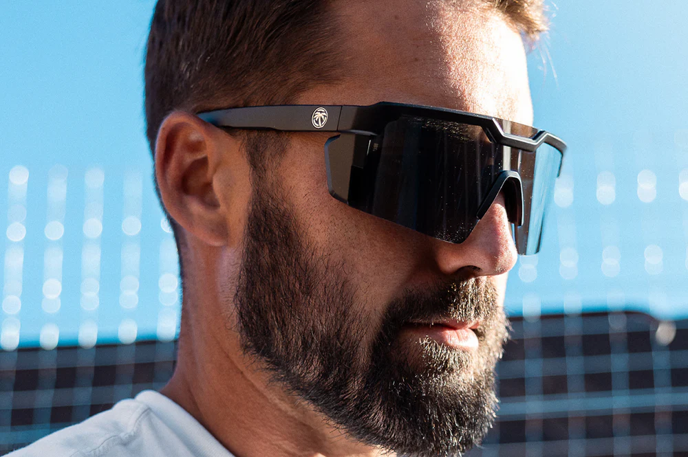 Heat Wave FUTURE TECH SUNGLASSES: ULTRA BLACK Z87+ - Dry Canyon FR