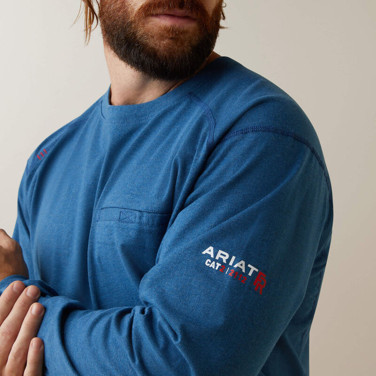 Ariat FR Air Crew T-Shirts (Allow 3-5 weeks) - Dry Canyon FR