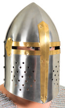 Helmet Full Face Metal Armor Adult