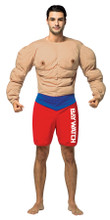 Men's Baywatch Muscles Lifeguard Adult Costume
