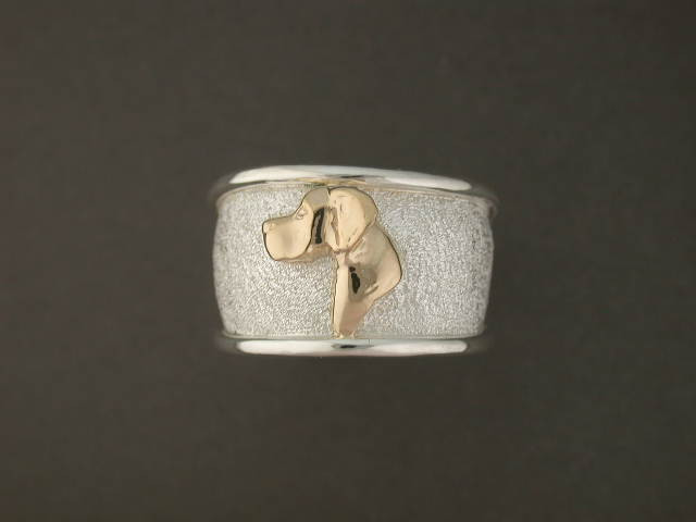 Ring C Band Tapered Rim Wide With Pointer - Originals by Omar