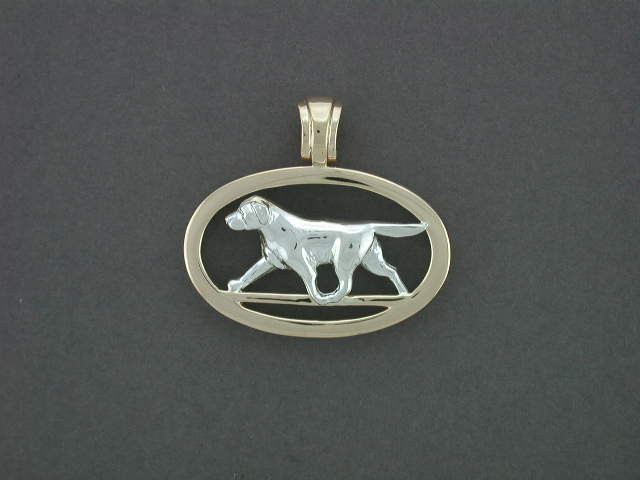 Frame Oval Slim With Labrador Pendant - Originals by Omar