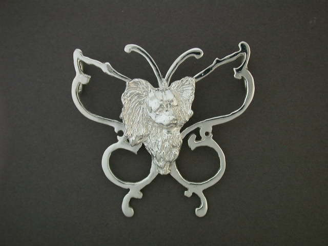 Frame Butterfly Cutout With Papillon Pendant - Originals by Omar