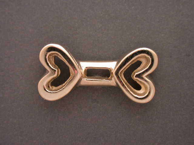 Dog Bone Sm Heart Cutout Tie Tac - Originals by Omar