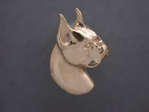 Boxer Head Sm For Brac R Tie-Tac - Originals by Omar