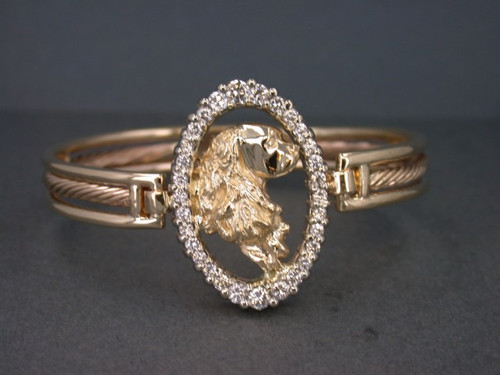 Bracelet Dbl Bar Twisted W Cavalier Custom - Originals by Omar