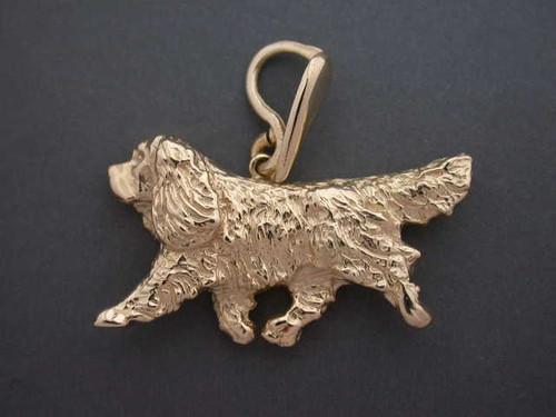 Cavalier King Charles Full Body Gating Lrg L Pendant - Originals by Omar