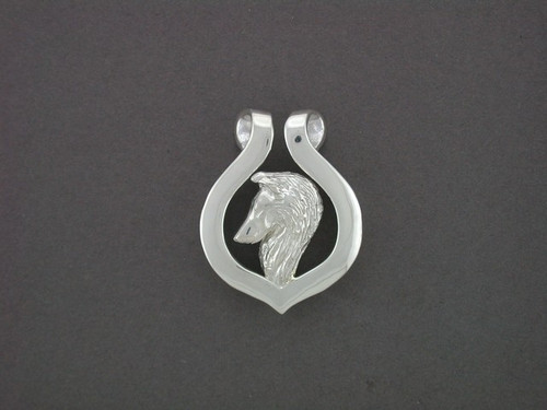 Frame Jess Round With Collie Pendant - Originals by Omar