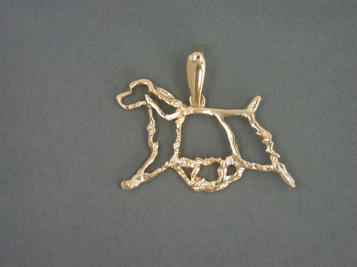 English Springer Spaniel Full Body Cutout L Pendant - Originals by Omar