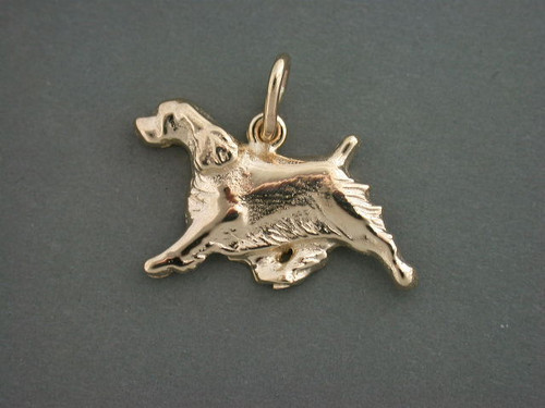 English Springer Spaniel Full Body Sm L Pendant - Originals by Omar