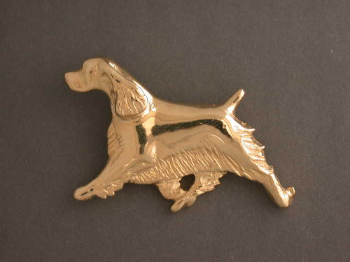 English Springer Spaniel Full Body Gating Lrg L Pendant - Originals by Omar