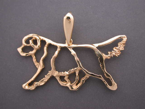 Newfoundland Full Body Cutout Gating L Pendant - Originals by Omar