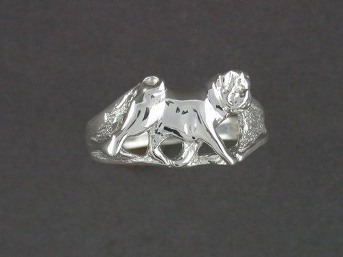 Pug Full Body Ring Pendant - Originals by Omar