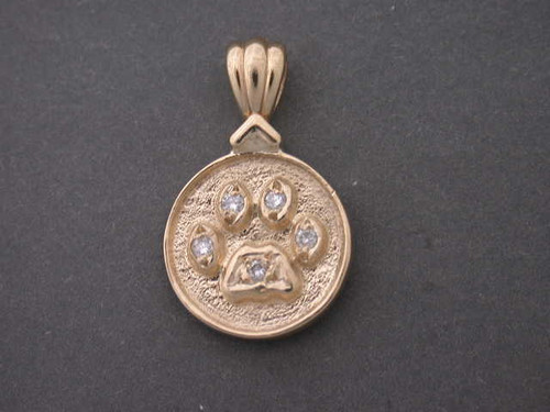 Paw Small Disc W Rim And Diamond - Originals by Omar