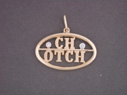Frame Oval Title Otch Ch Pendant - Originals by Omar