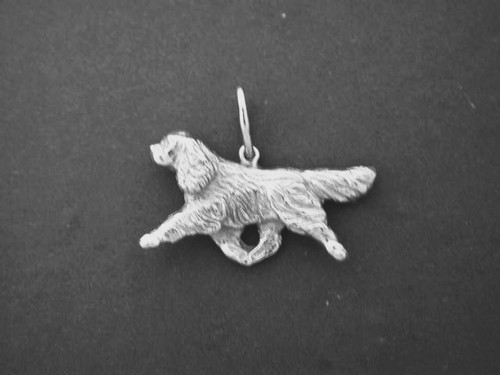 Cavalier King Charles Full Body Gaiting Med Pendant Silver - Originals ...