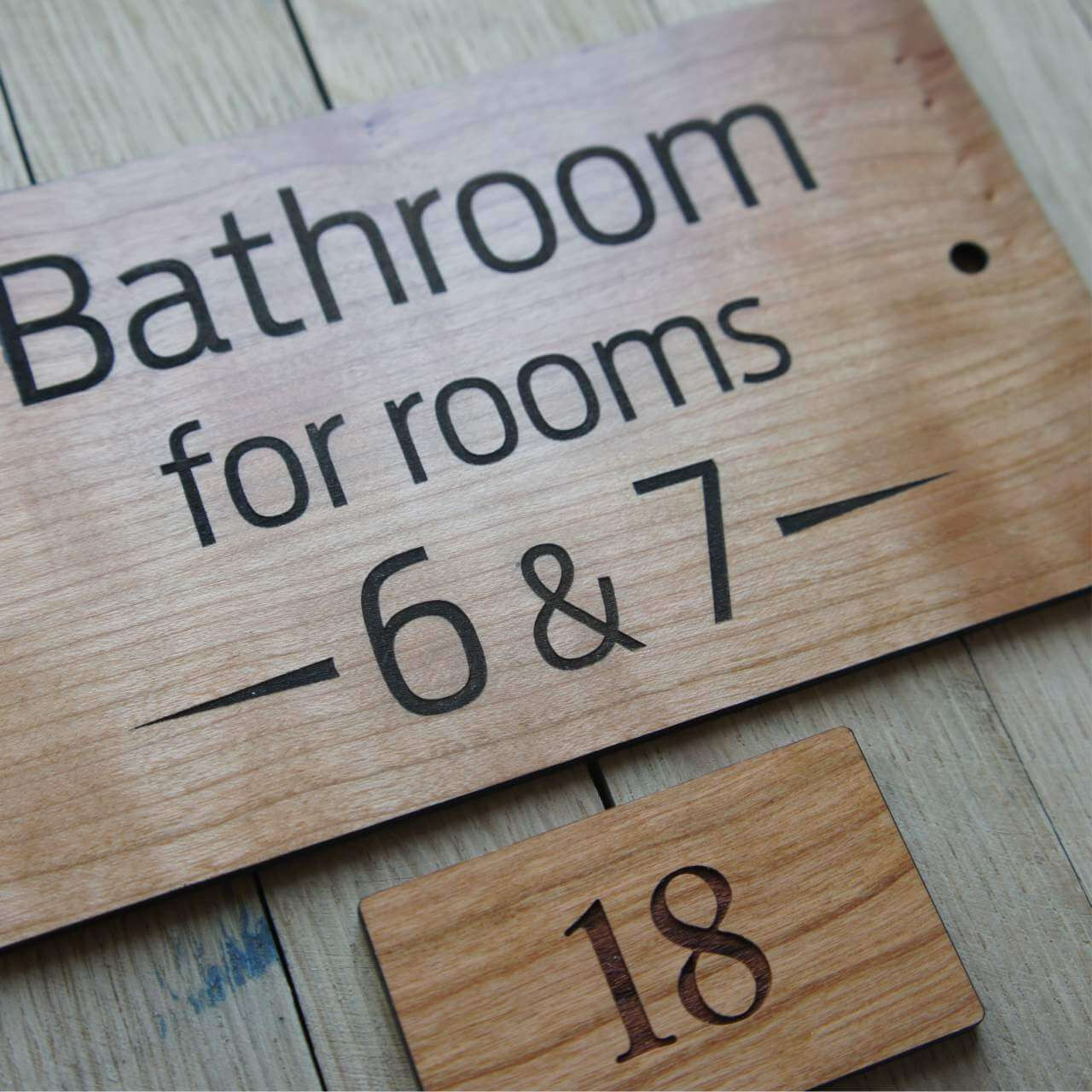 engraved wooden oak hotel door signs, B&B door signs, Pub Door Signs ...