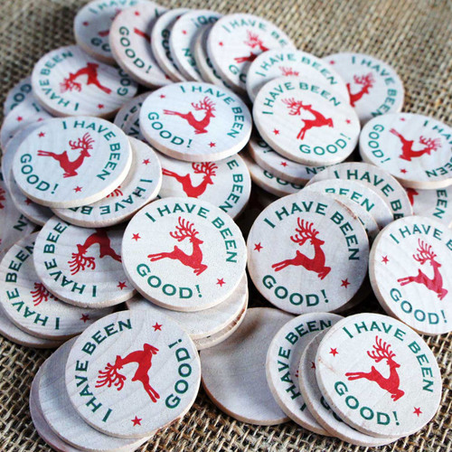 Personalised wooden printed tokens UK, branded & promotional tokens