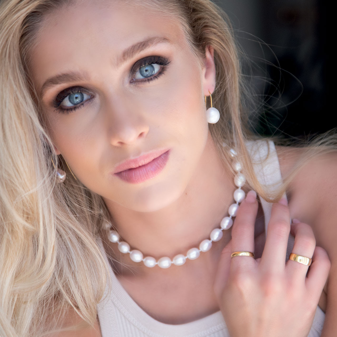 Elements Pearl Necklace (N1868) - Miglio Designer Jewellery UK
