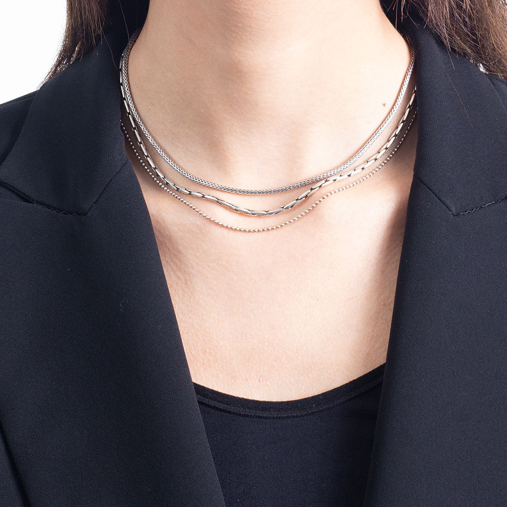 Trinity Chain Necklace - Miglio Designer Jewellery UK