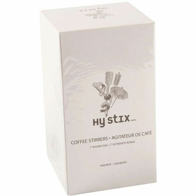 Hy Stix Coffee Stirrers 7" (1000 pieces) - Kosher Gourmet