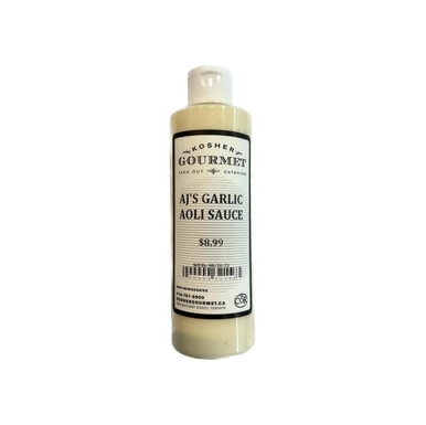 Aj'S Garlic Aoli Sauce - Kosher Gourmet