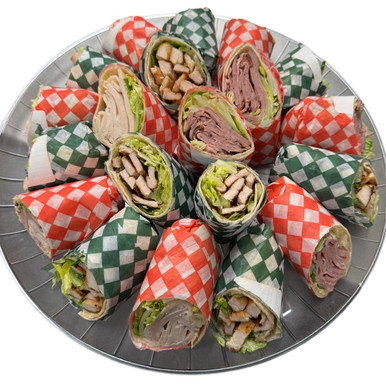 Grilled Chicken & Deli Wrap Platter - Kosher Gourmet