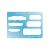 Bail Template - 22 | Shape Templates | Metal Clay Ltd