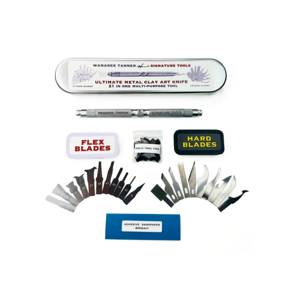 Wanaree Tanner Ultimate Metal Clay Knife | Cutting Blades | Metal Clay Ltd