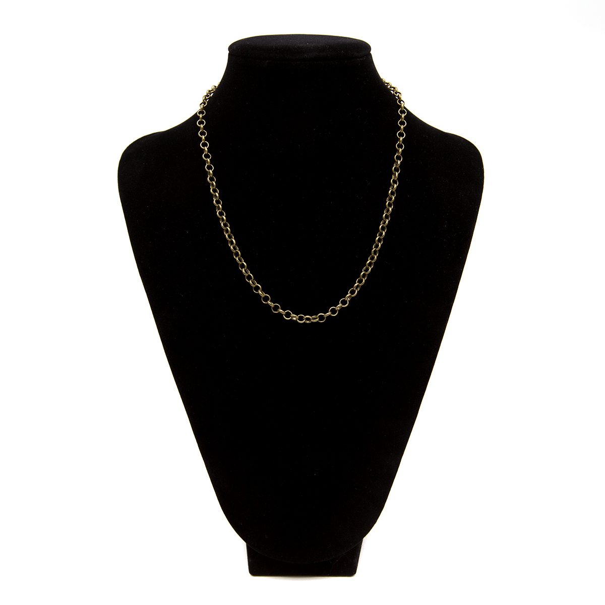 Antique Brass Rolo Chain - 45cm | Chain & Cord | Metal Clay Ltd