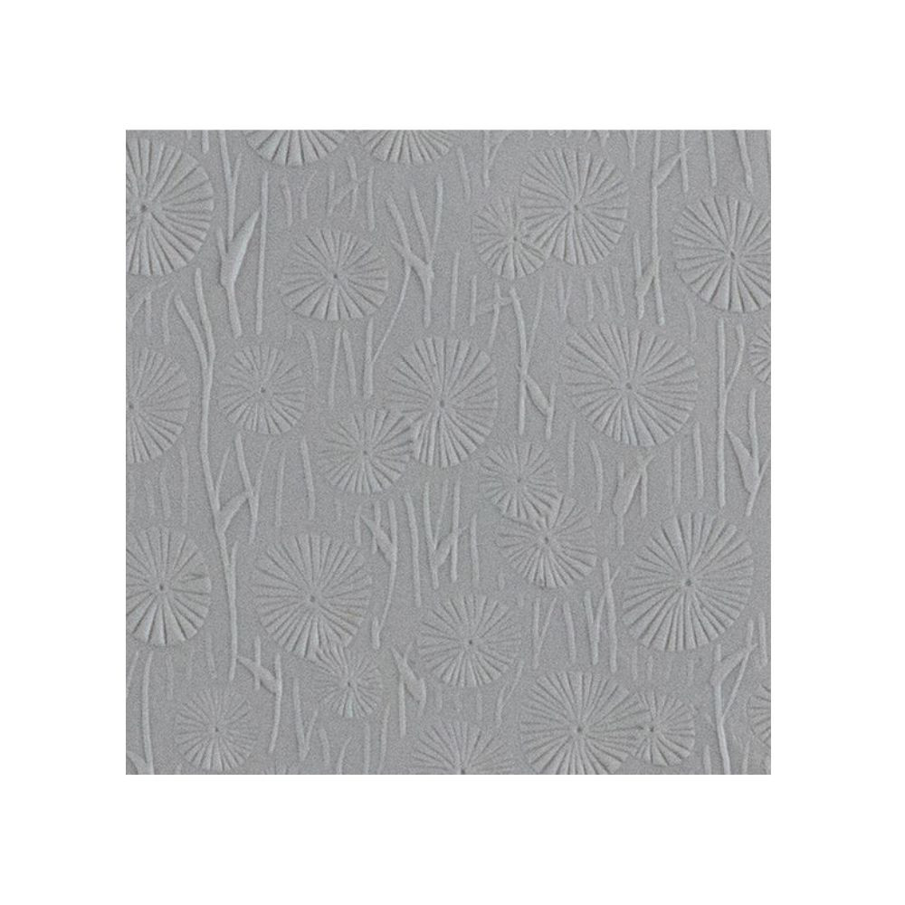 Texture Tile - Dandelion Field Embossed | Texture Tiles | Metal Clay Ltd