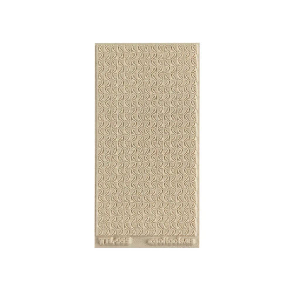 Texture Tile - Deco Stripes | Texture Tiles | Metal Clay Ltd