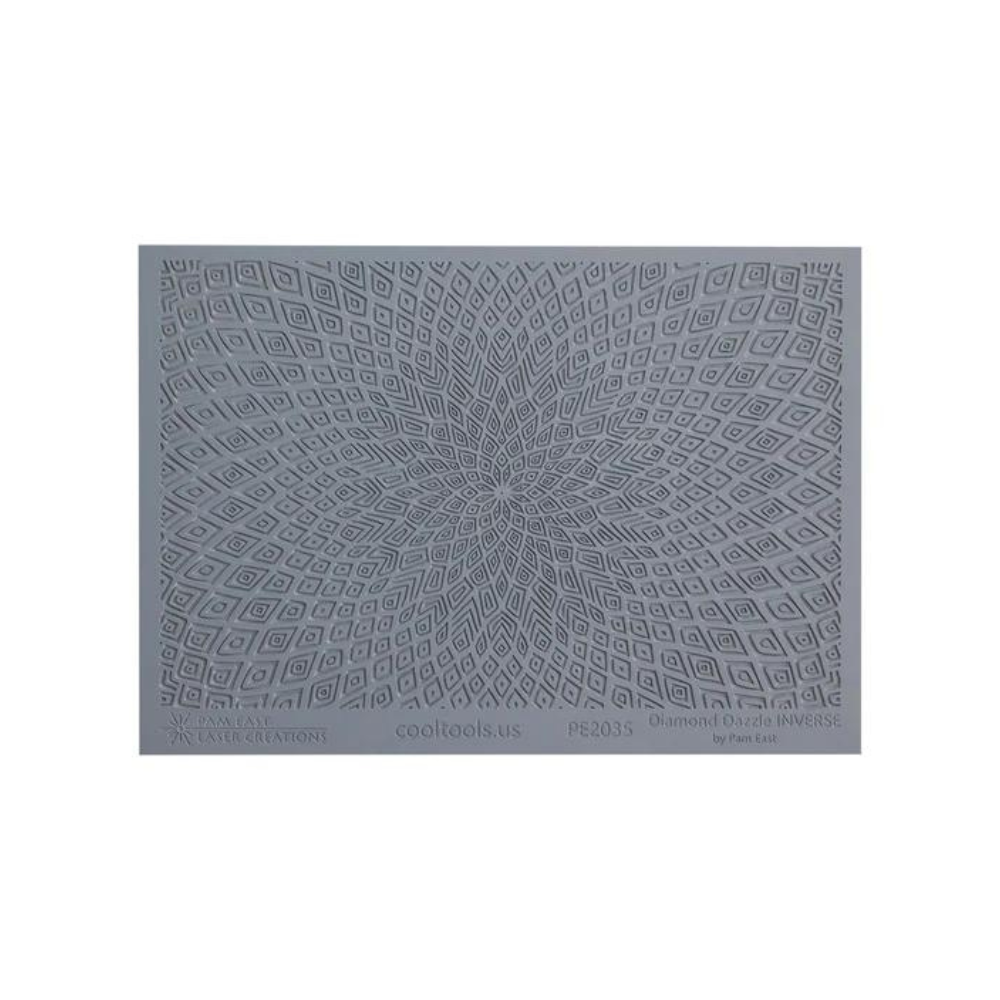 Pam East Texture Mat -Diamond Dazzle Inverse | Texture Tile | Metal ...