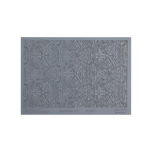 Pam East Texture Mat - Space Dock | Texture Tile | Metal Clay Ltd
