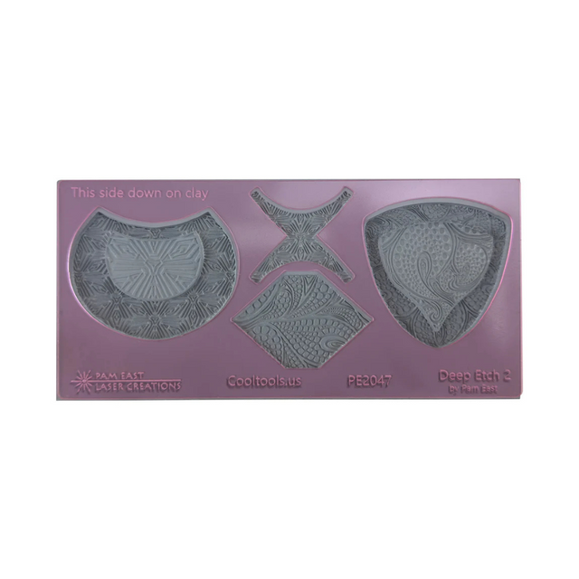 Pam East Template & Texture Mat Set - Deep Etch 2 | Shape Templates ...